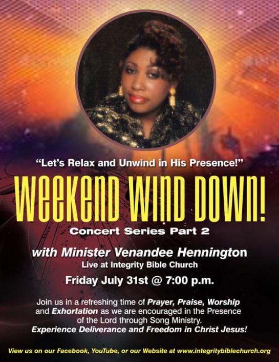 Weekend Wind Down pt 2 – Integrity Bible Church